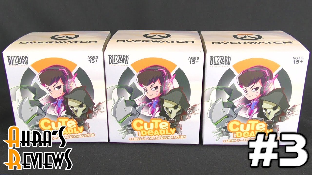 Overwatch Cute But Deadly Minifigures Unboxing Blizzard #3 - YouTube