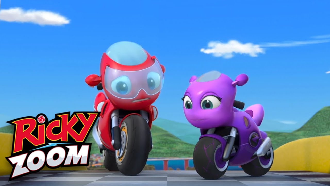 Ricky al mando ⚡️En Dorado Entradas⚡️ Dibujos Animados De Motos | Ricky ...