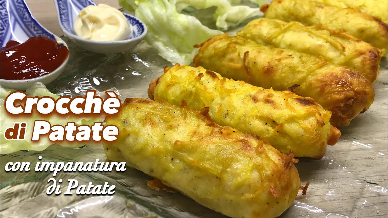 CROCCHE' CON CROSTA CROCCANTE DI PATATE AL FORNO leggere CROCCHÈ OF ...