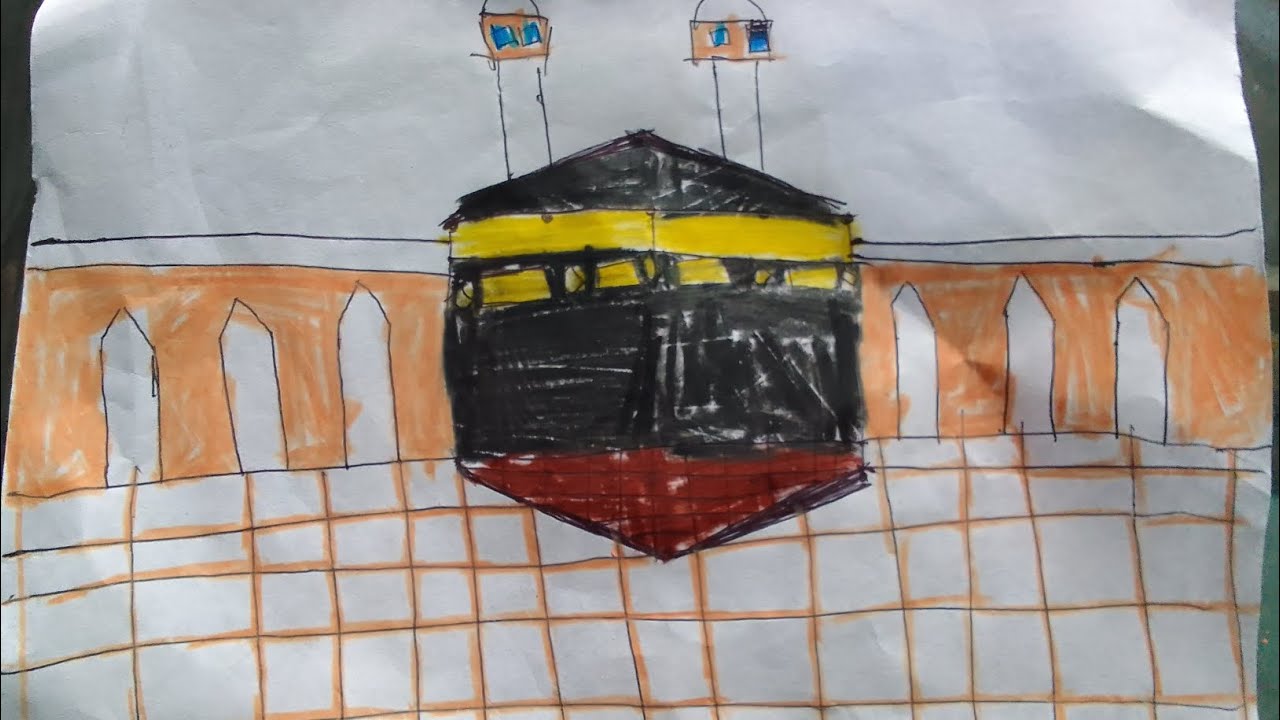 How to Draw Masjid Al Haram. - YouTube
