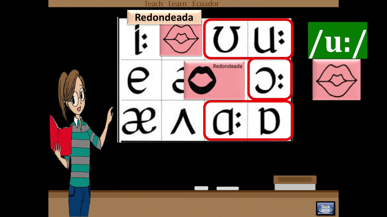 Posicion de los labios para pronunciar los sonidos vocalicos - YouTube