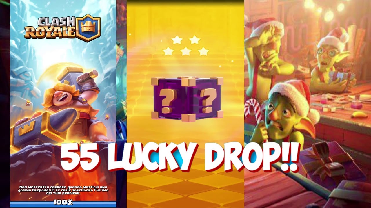 APRIAMO INSIEME I PRIMI LUCKY DROP DEL 2025!! - CLASH ROYALE - YouTube