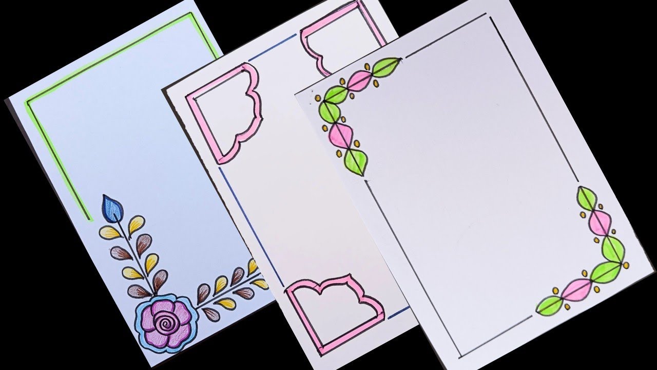 Border design for school project/project work design/Front page design ...