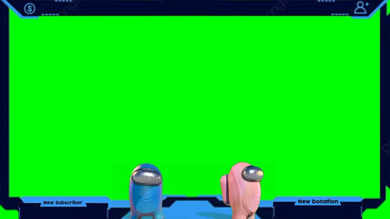 AMONG US 3D character with green screen and overlay the imposter does ...