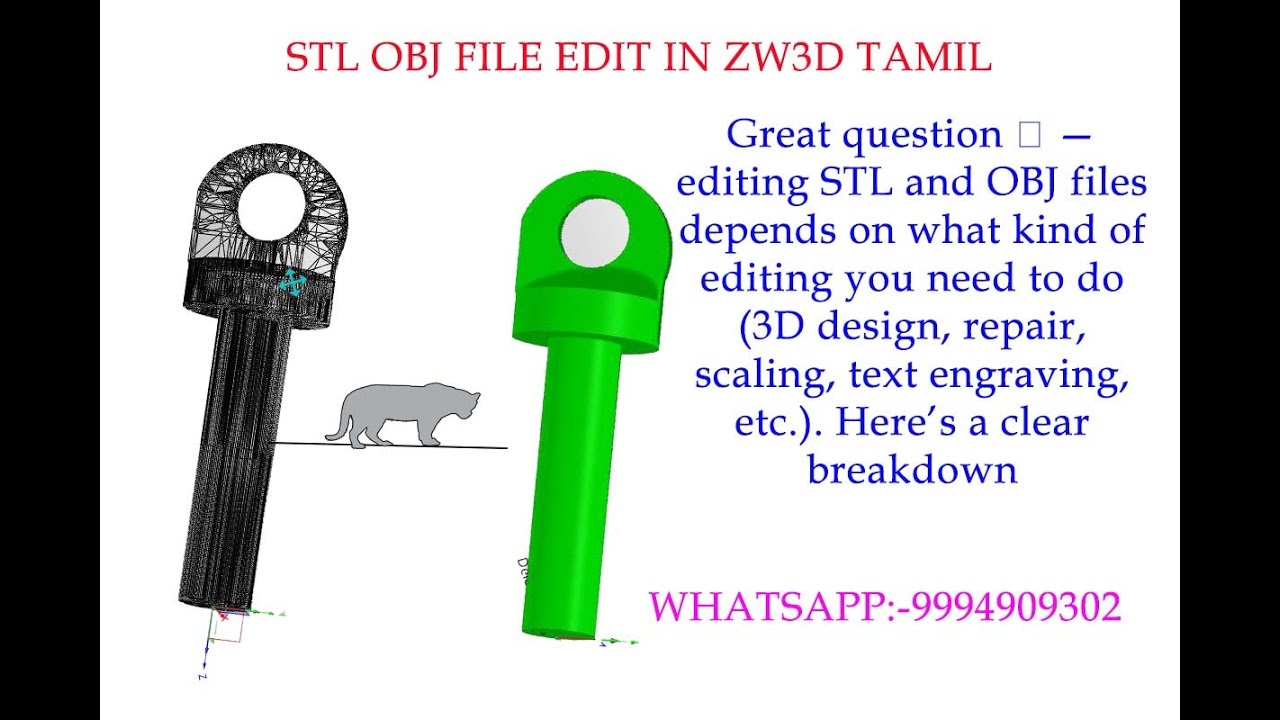 Reverse Engineering point cloud methpd in zw3d tamil stl and - YouTube