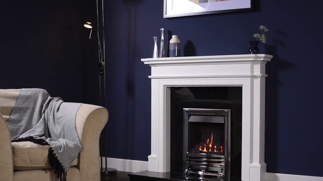 Focal Point Fires - Horizon Chrome Multi Flue Inset Gas Fire - YouTube
