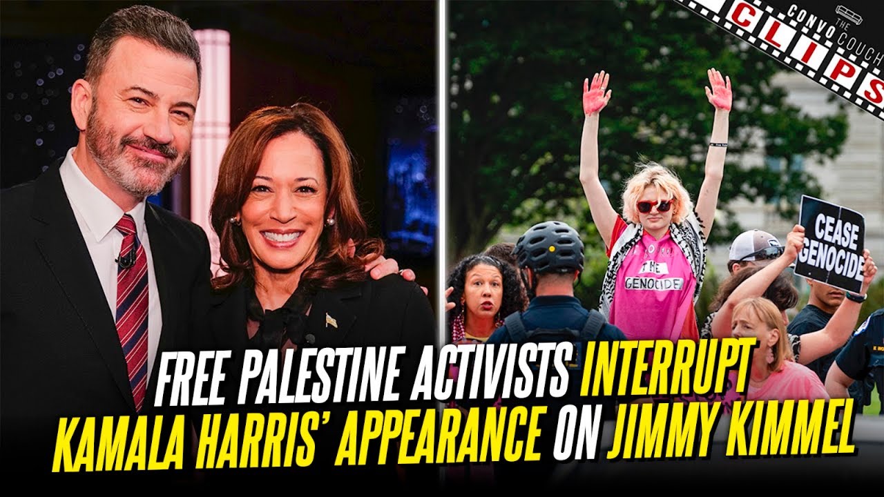 Free Palestine Activists Interrupt Kamala Har ris’ Appearance on Jimmy ...