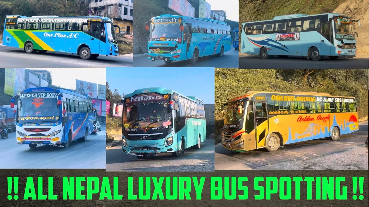 All nepal luxury vip sofa seater bus | spotted at nagdhunga | watch ...