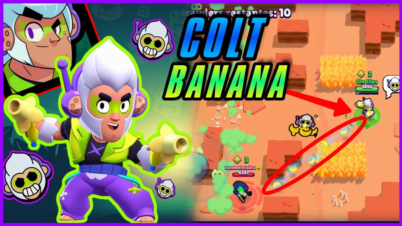 COLT PLÁTANO ES UNA PASADA DE SKIN (banana colt) | Brawl Stars - YouTube