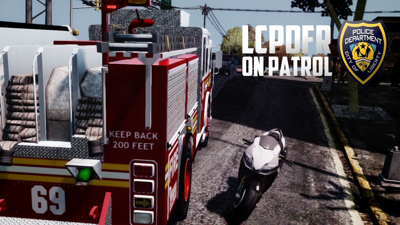 ON PATROL - LCPDFR [DAY 31] FIREFIGHTER - YouTube