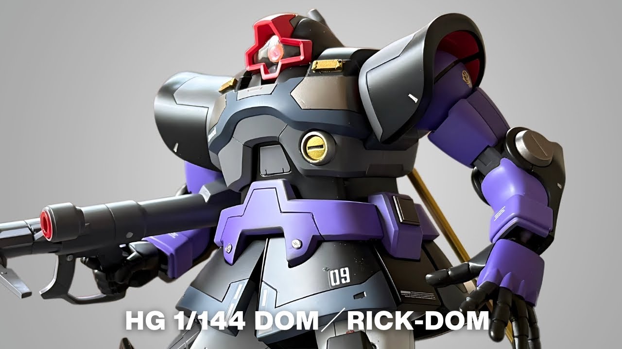 HGUC DOM/RICK-DOM | Gunpla Custom Build - YouTube