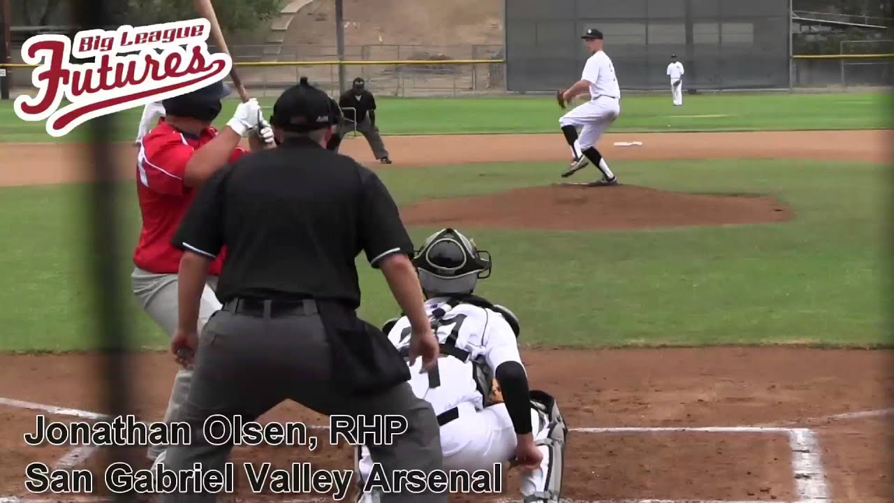 JONATHAN OLSEN PROSPECT VIDEO, RHP, SAN GABRIEL VALLEY ARSENAL CLASS OF ...