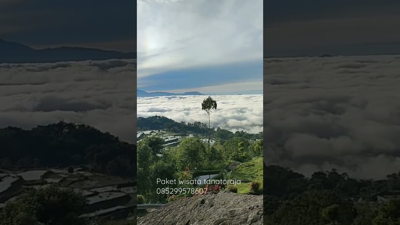 panorama indah negeri di atas awan toraja Utara. - YouTube