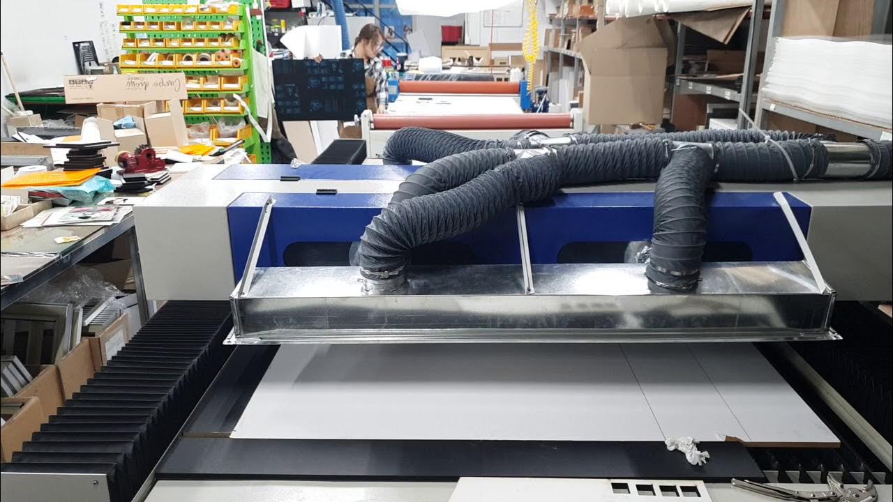 MDF 12T 4x8원장 커팅 가공(국내최초 - 아크릴액자 제작)대형 레이저커팅기 레이저조각기 - YouTube