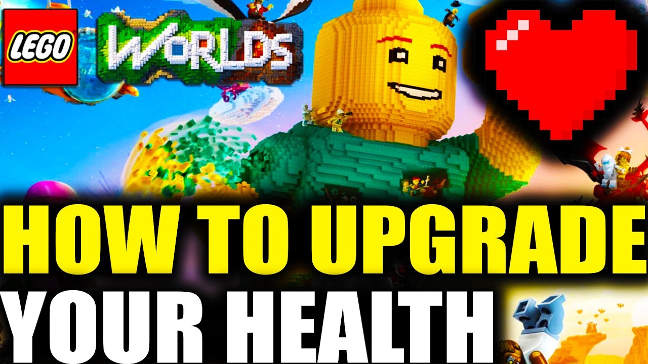 Lego Worlds Tips - How To Upgrade Your Health "Lego Worlds Guide" - YouTube