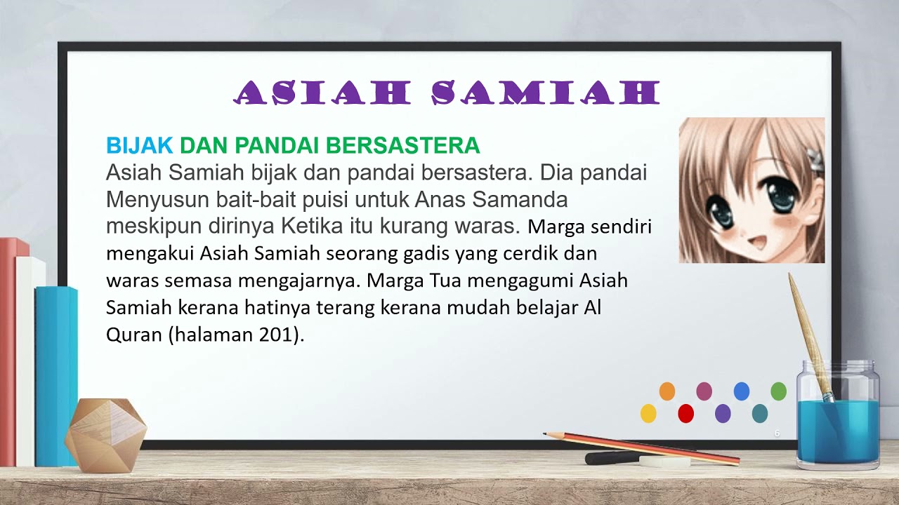 SEM 1 PROSA MODEN DRAMA SESI 2 ASIAH SAMIAH - YouTube