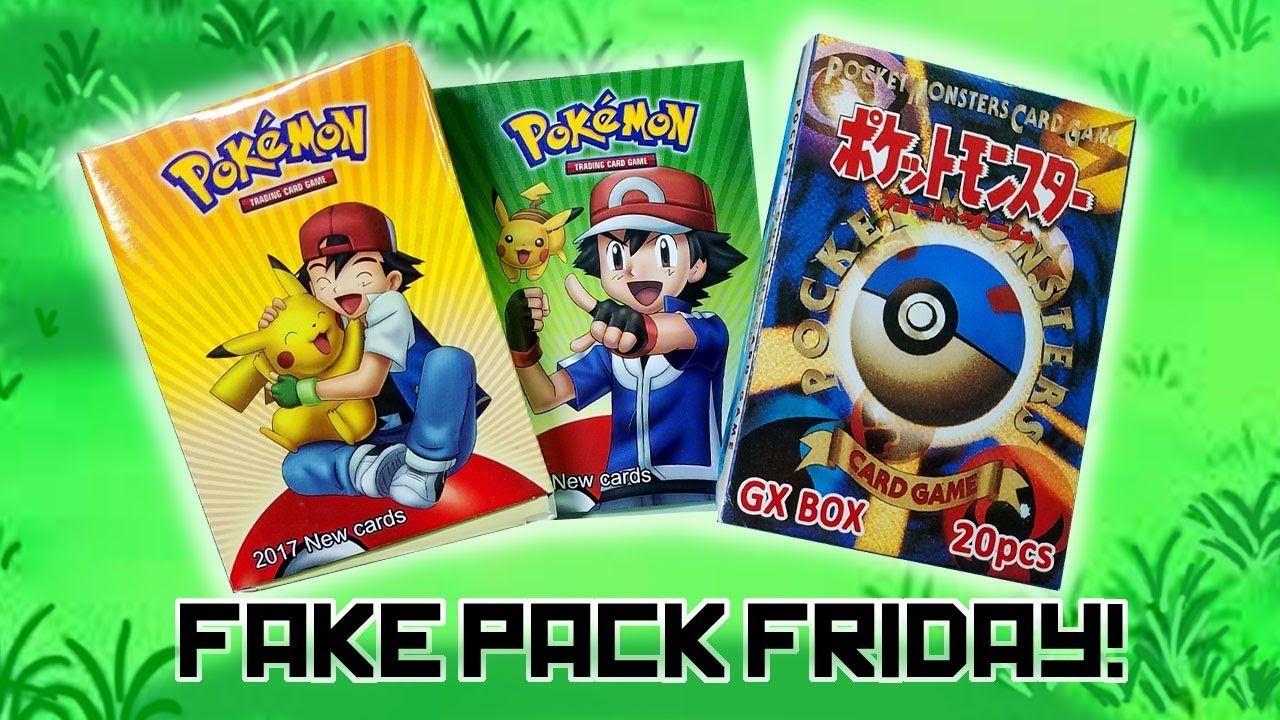 FAKE PACK FRIDAY! OPENING 3 FAKE POKEMON PACKS LOADED WITH GX ULTRA ...