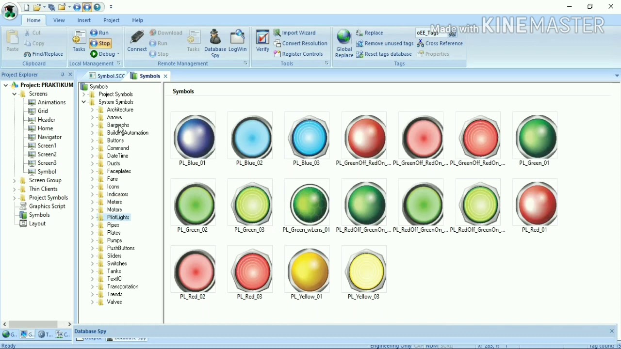 Indusoft Web Studio - Grid dan Symbol - YouTube