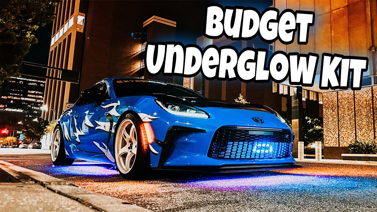 Installing The Best Budget Underglow Kit On My Toyota GR86! - YouTube