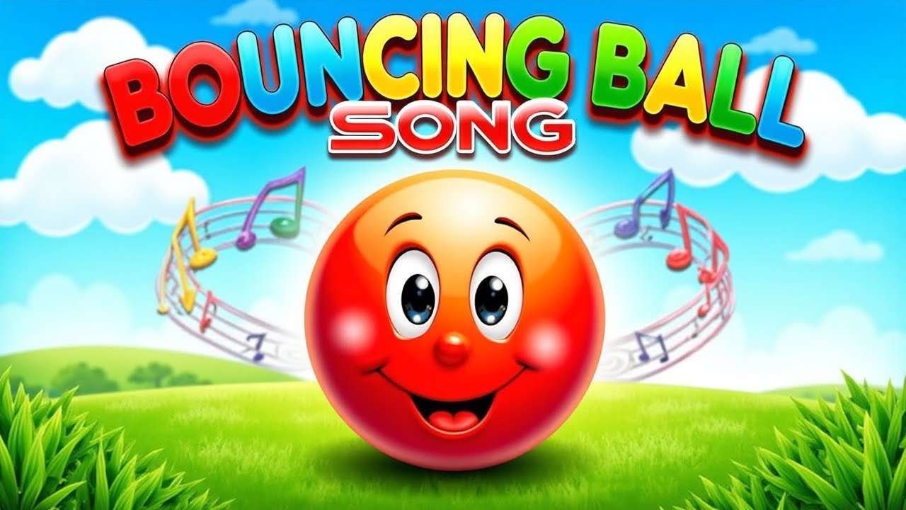 🎵 Bouncing Ball Song | Fun Kids Songs & Nursery Rhymes | Animated ...