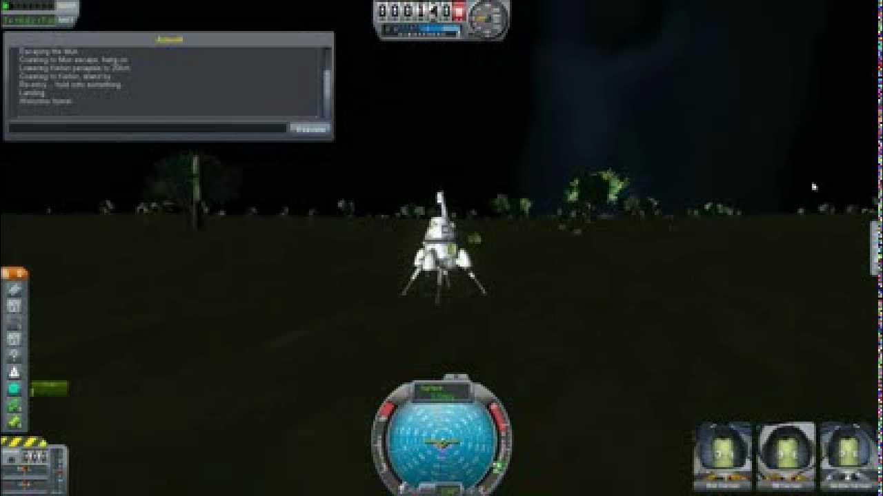 Kerbal Space Program - Mun to Kerbin return with autom8 - YouTube