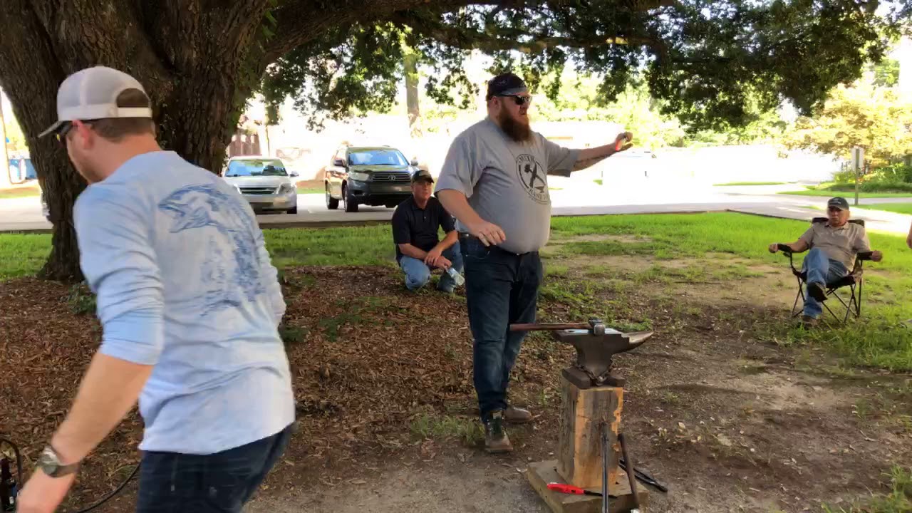 LIVE Forging Demo with Stuart Smith, JS of Smith Hand Forged Knives ...