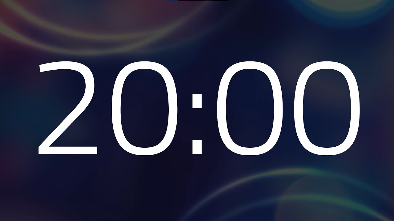 20 Minute Timer with Relaxing Music and Alarm - YouTube