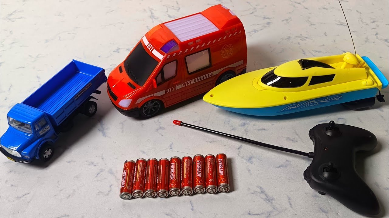 Unboxing rc boat rc Airbus rc robot tanker car Autobot car 🚗 Unboxing ...