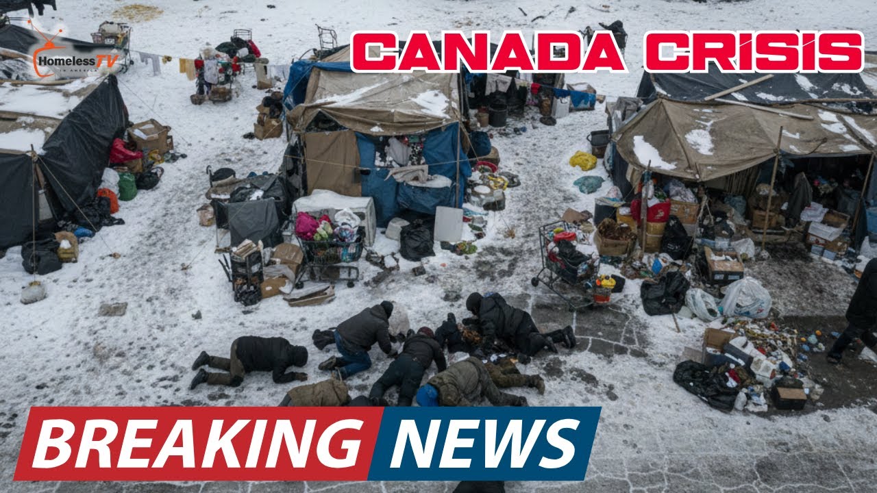 Canada Crisis: Inside the Frozen Homeless Camps Hidden Across the ...