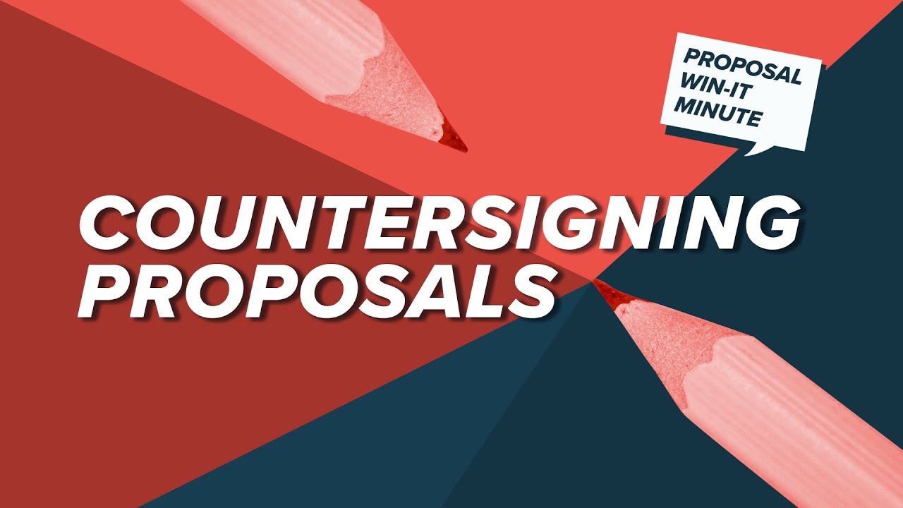 When sending a proposal or agreement, should I sign it first? - YouTube