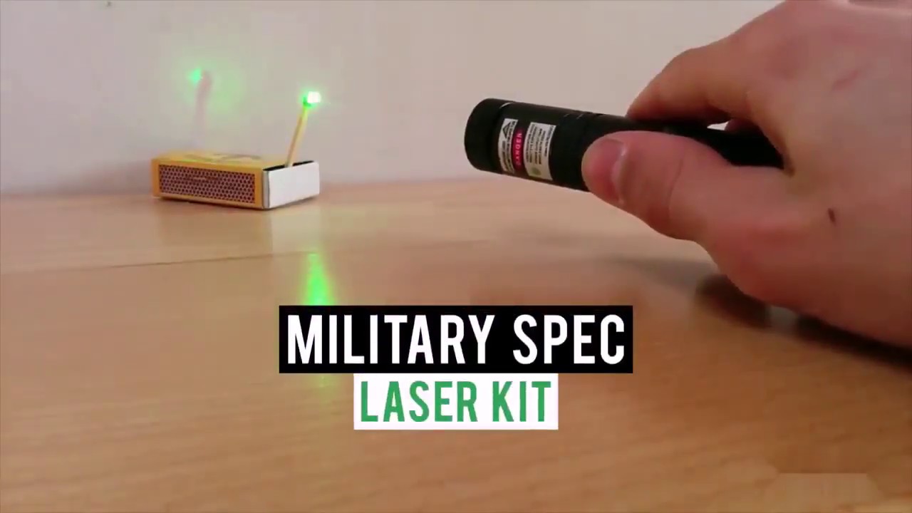 LT1200 Military Laser Pointer - YouTube