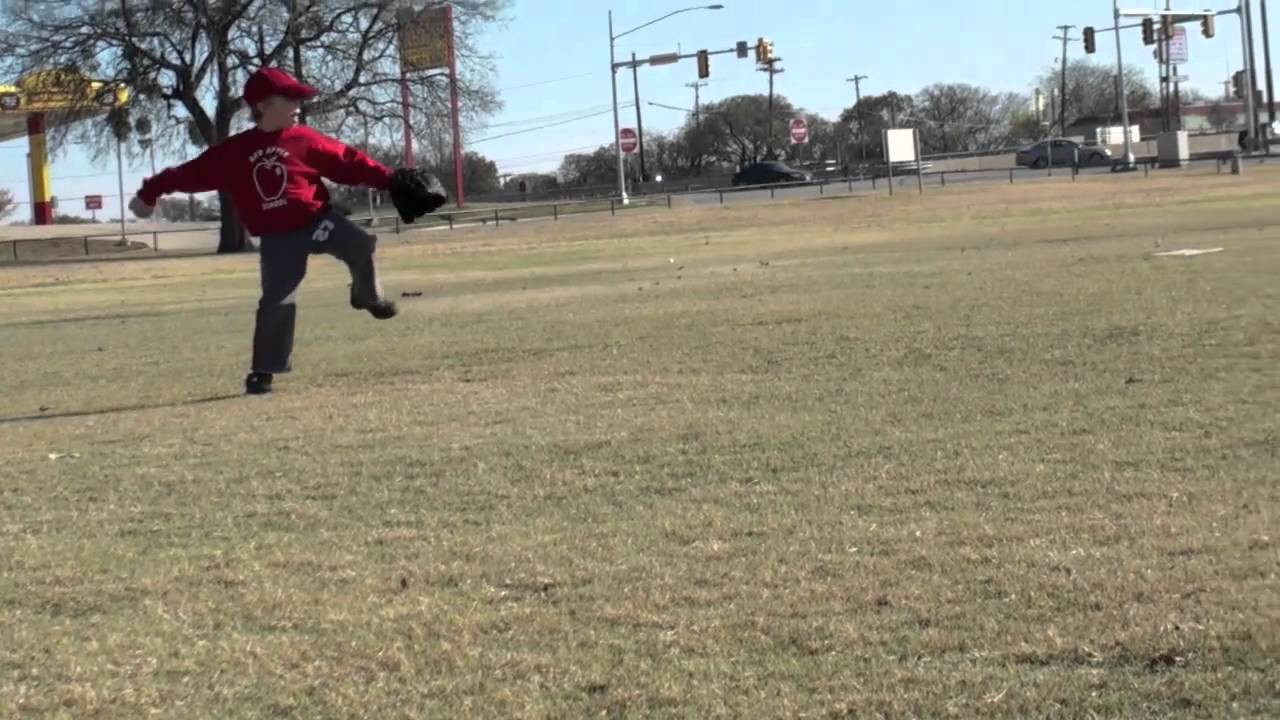 Tee Ball practice in winter - YouTube