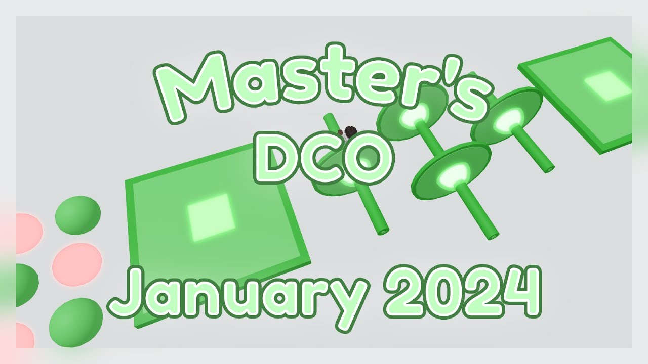 Master's DCO (January Challenge 2024) - YouTube