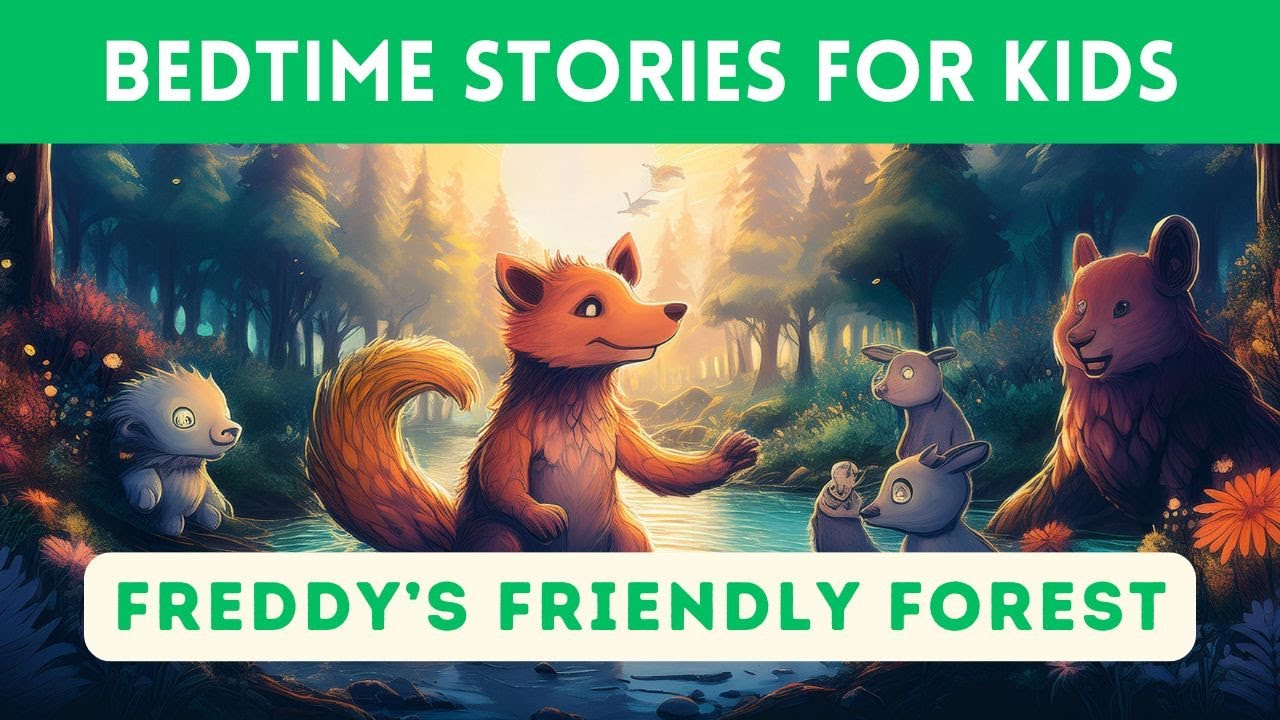 Bedtime Story for Kids in English | Freddy’s Friendly Forest | Fairy ...