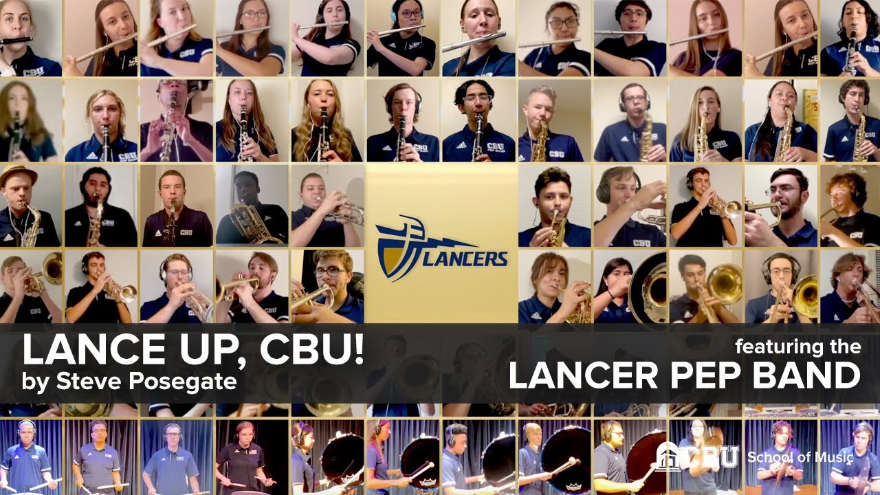 The Lancer Pep Band in "Lance Up, CBU!" by Steve Posegate - YouTube