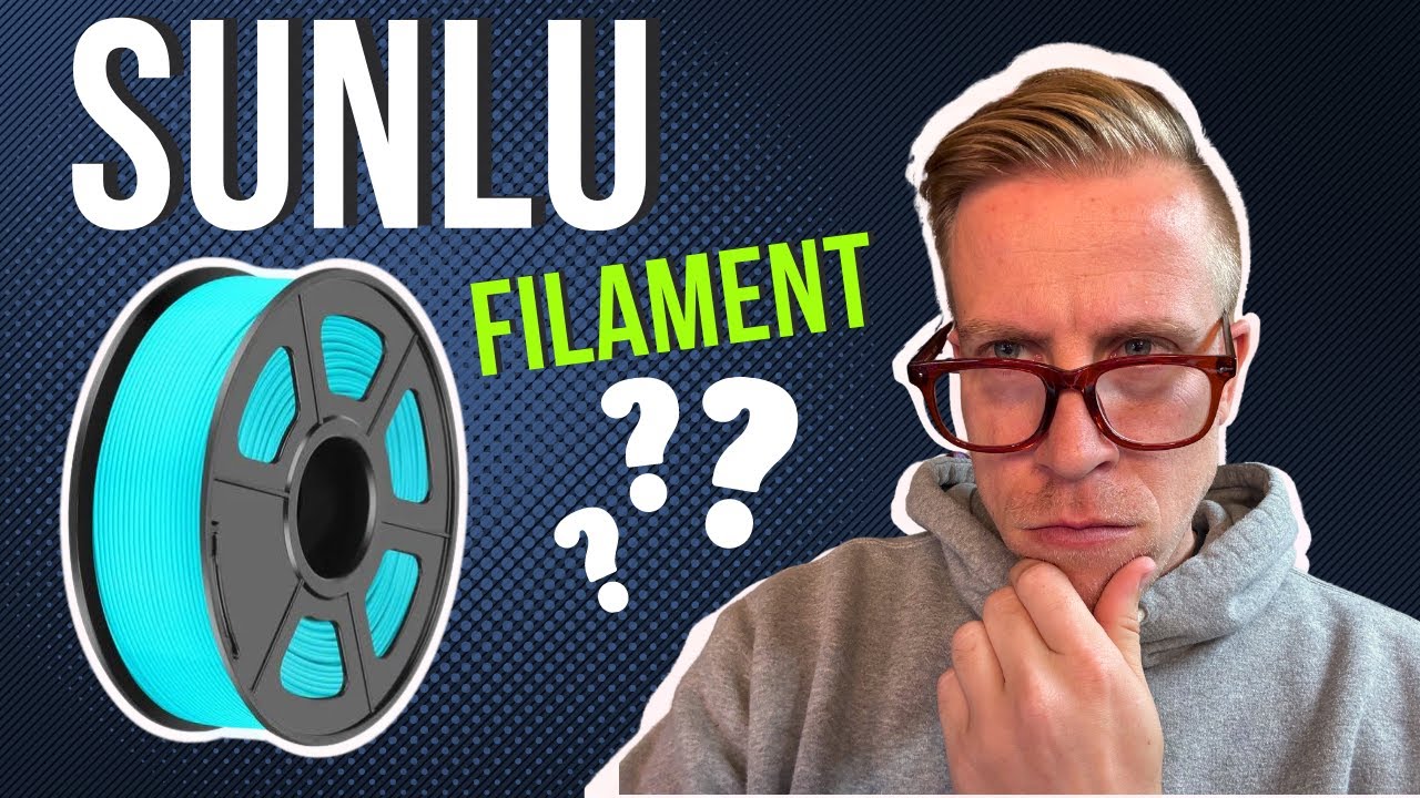 Sunlu Filament Review - The Best 3D Print Filament? - YouTube