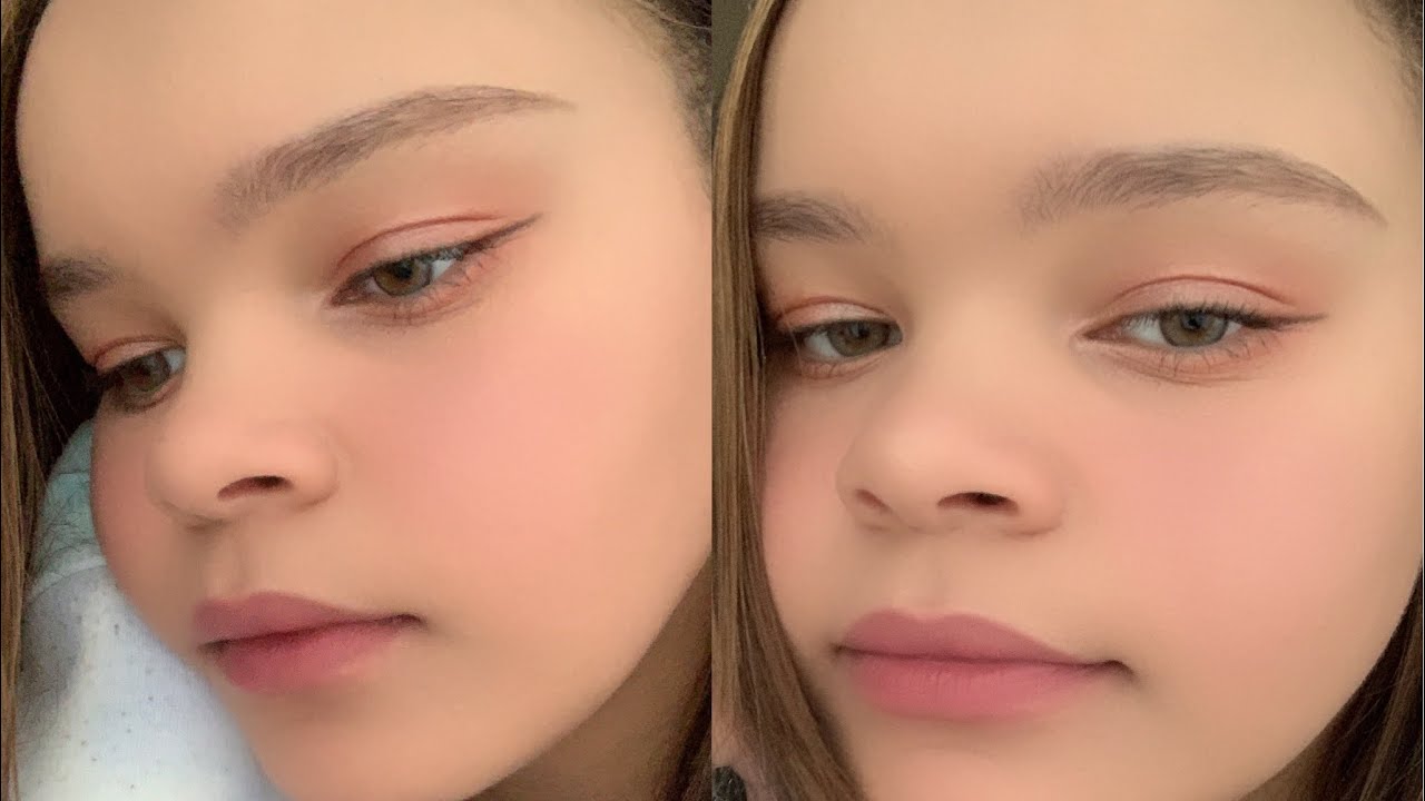 Makeup with Contacts! | Trying colored contacts for the first time ...