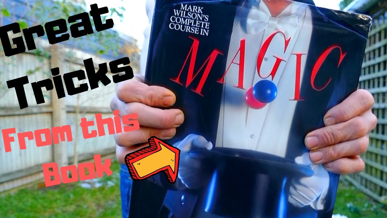 Great tricks from another book ! Mark Wilsons complete course in Magic ...