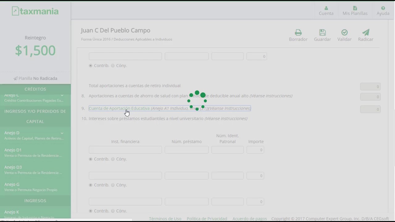 Deducciones de la planilla Taxmania - YouTube