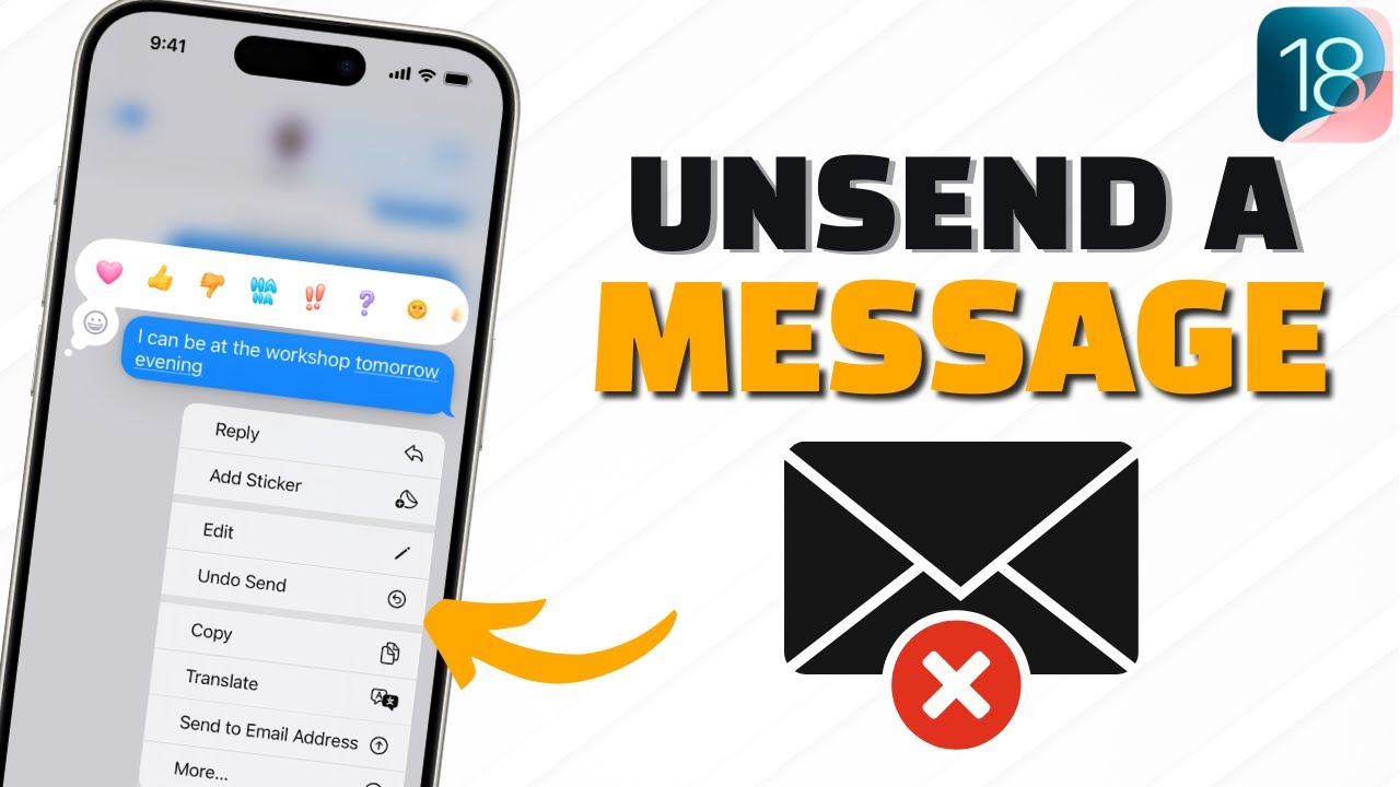 How To Unsend a Message on iPhone - YouTube