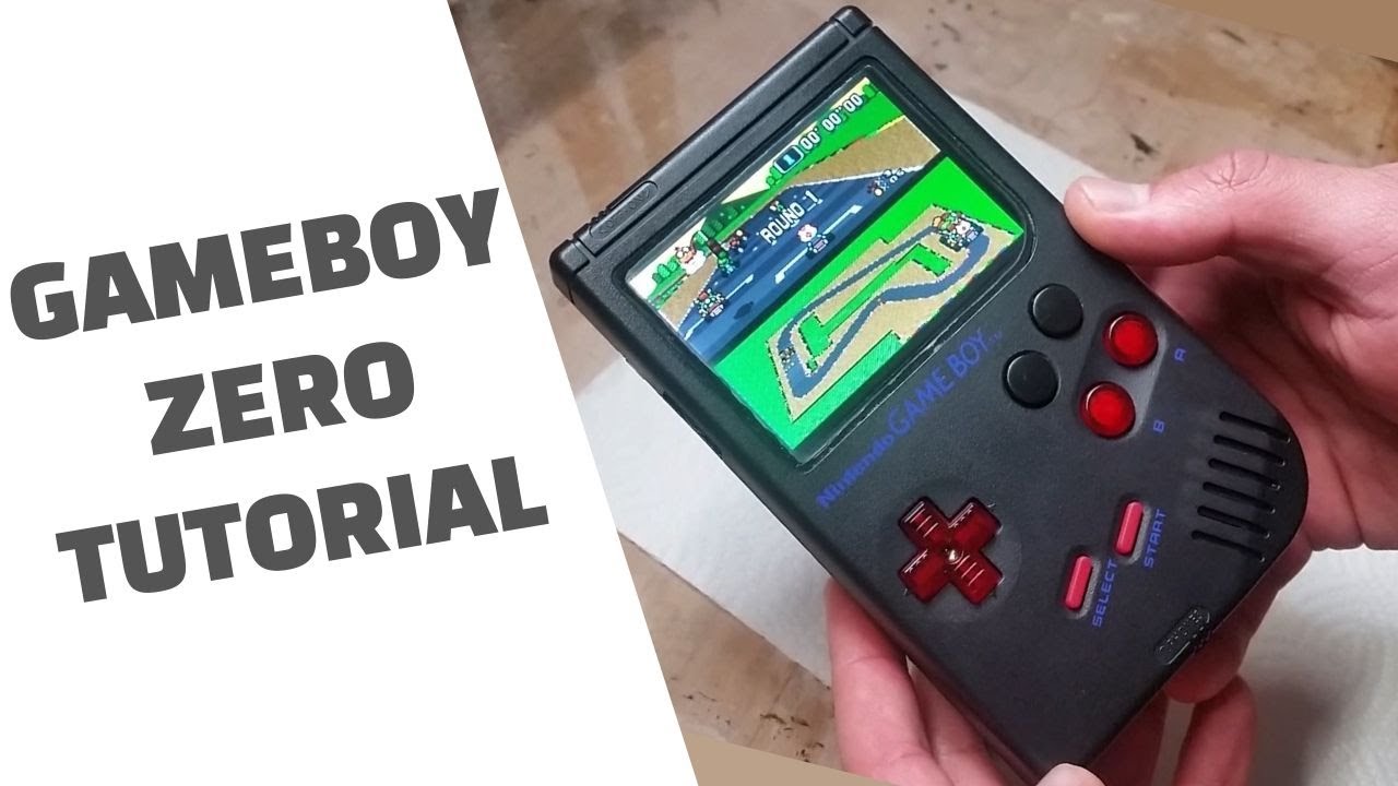 How to make a Gameboy Zero - Tutorial with GPIO controls - YouTube