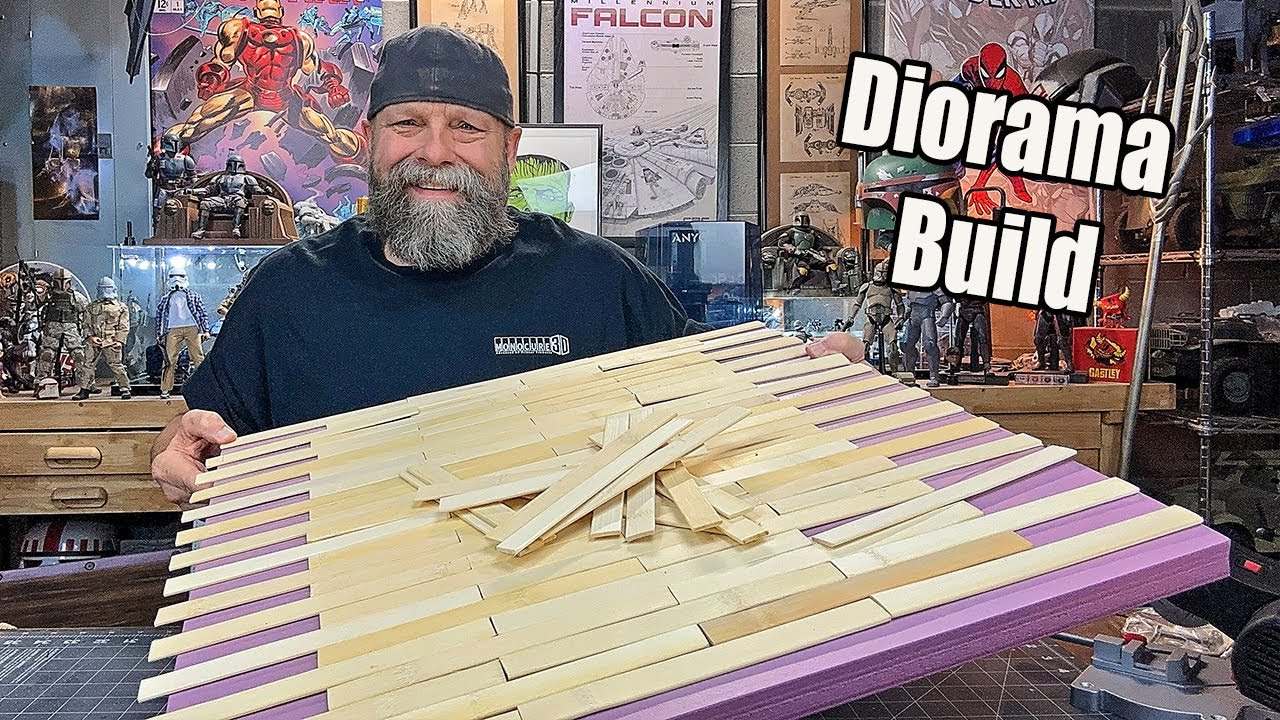 How to Build a Wooden Diorama Floor! - YouTube