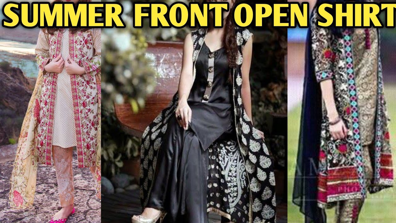 stylist summer open shirt design - YouTube