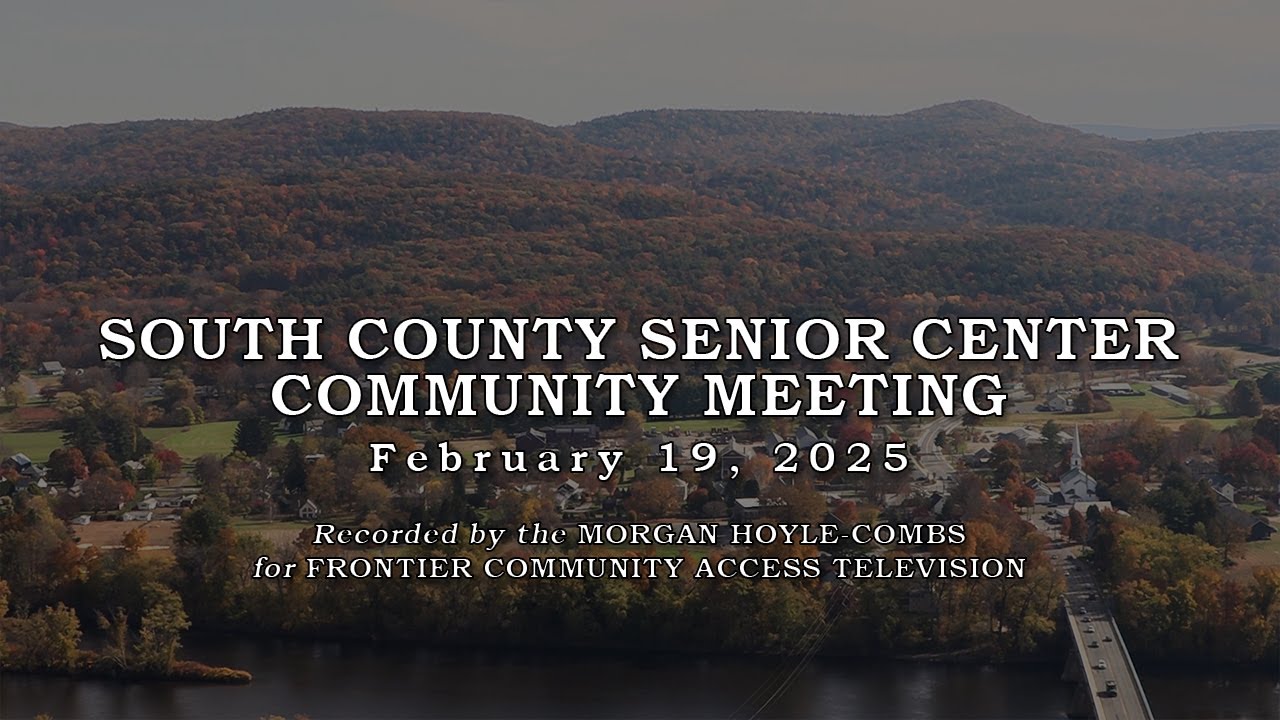 South County Senior Center Community Meeting - February 19, 2025 - YouTube