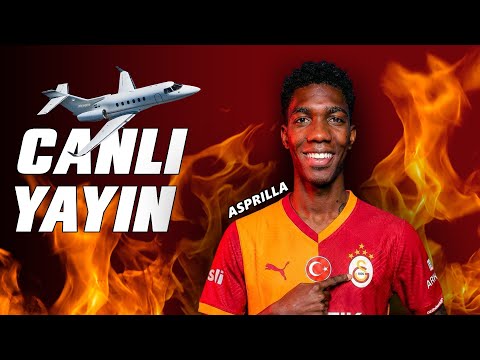 🔴 ASPRILLA UÇAK TAKİP ✈️ | Yáser Asprilla Galatasaray'da!