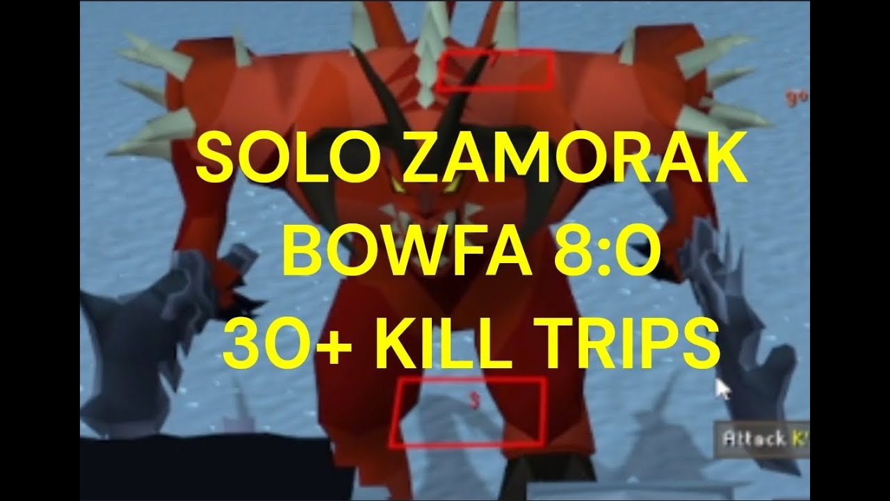 OSRS K'ril Tsutsaroth Solo Guide. Bowfa 8:0 30+ Kill Trips. GWD (Zammy ...