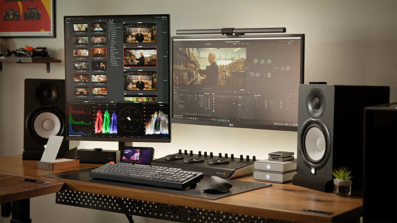 Transforming My Desk Setup for Video Editing & Color Grading! - YouTube