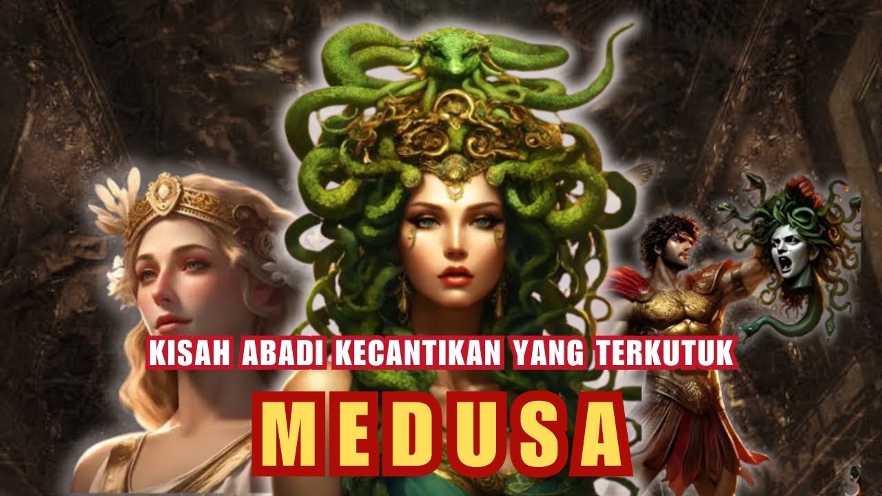 WANITA CANTIK YANG DIKUTUK KARENA POSEIDON | BERAKHIR DI TANGAN PERSEUS | MEDUSA | MITOLOGI ...