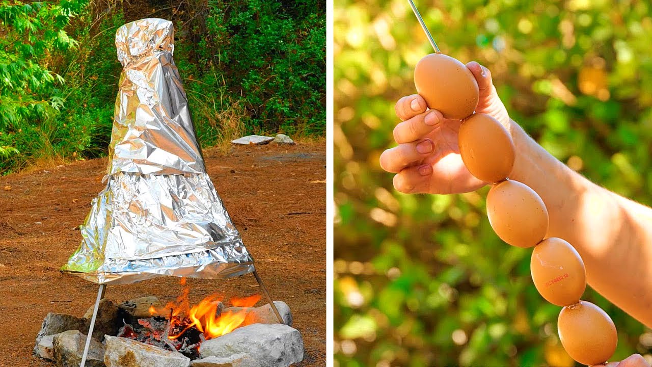 35 Smart Outdoor Cooking Tips || Useful Camping Ideas by 5-Minute DECOR ...