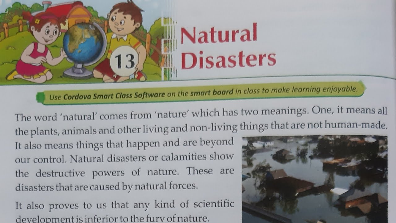 Natural Disasters Class 5 Chapter 13 S.st. - YouTube